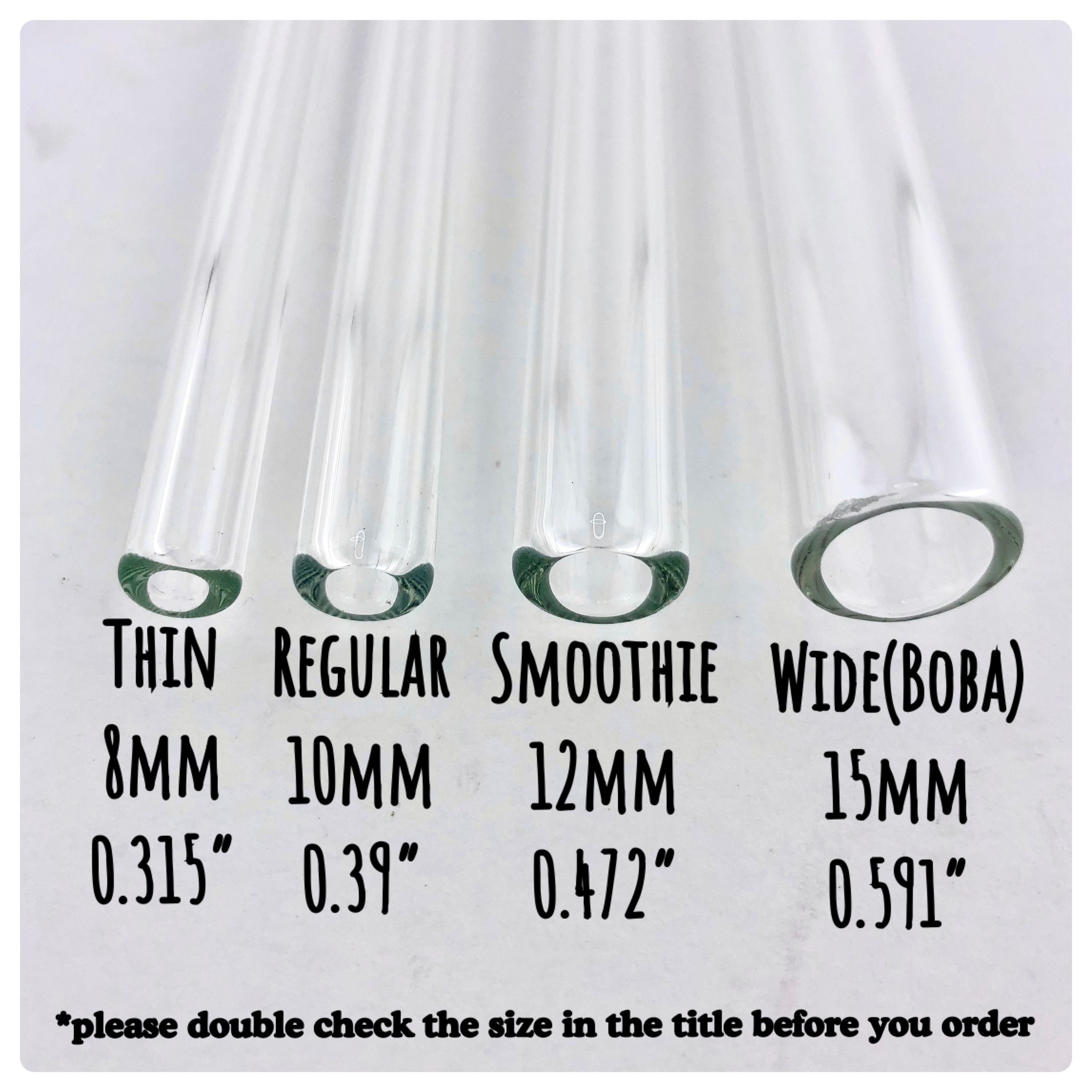Avocado GLASS STRAWS - Reusable Straws | Eco Friendly Straws | Custom ...