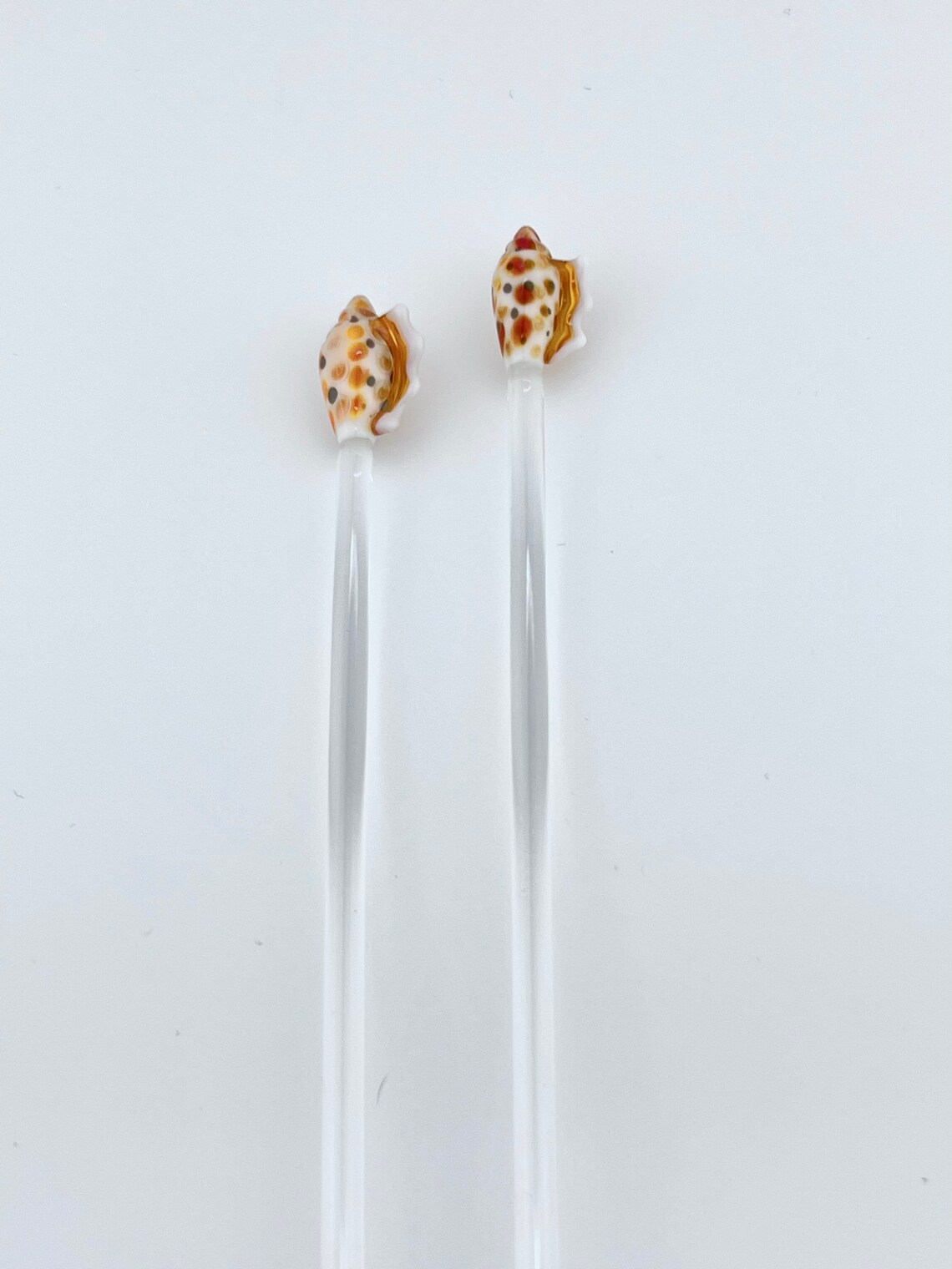 Glass Shell Stir Stick Drink Stirrers Custom Stir Sticks - Etsy