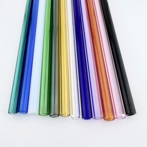 Opal Gummy Bear Colored GLASS STRAW - Custom Straws | Reusable Straws ...