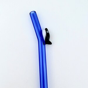 ORCA on Light Blue GLASS STRAW - Reusable Straws | Glass Straws | Eco ...