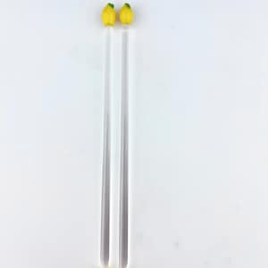 Handmade Glass Lemon Stir Stick: Custom Cocktail Swizzle Stick - Etsy