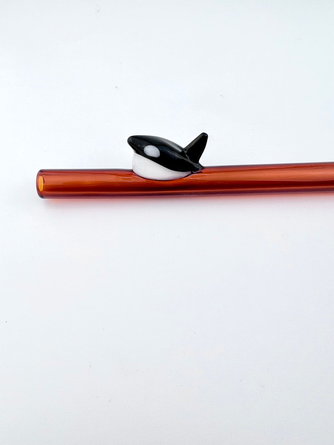 ORCA on Amber GLASS STRAW - Reusable Straws | Glass Straws | Eco Straws ...