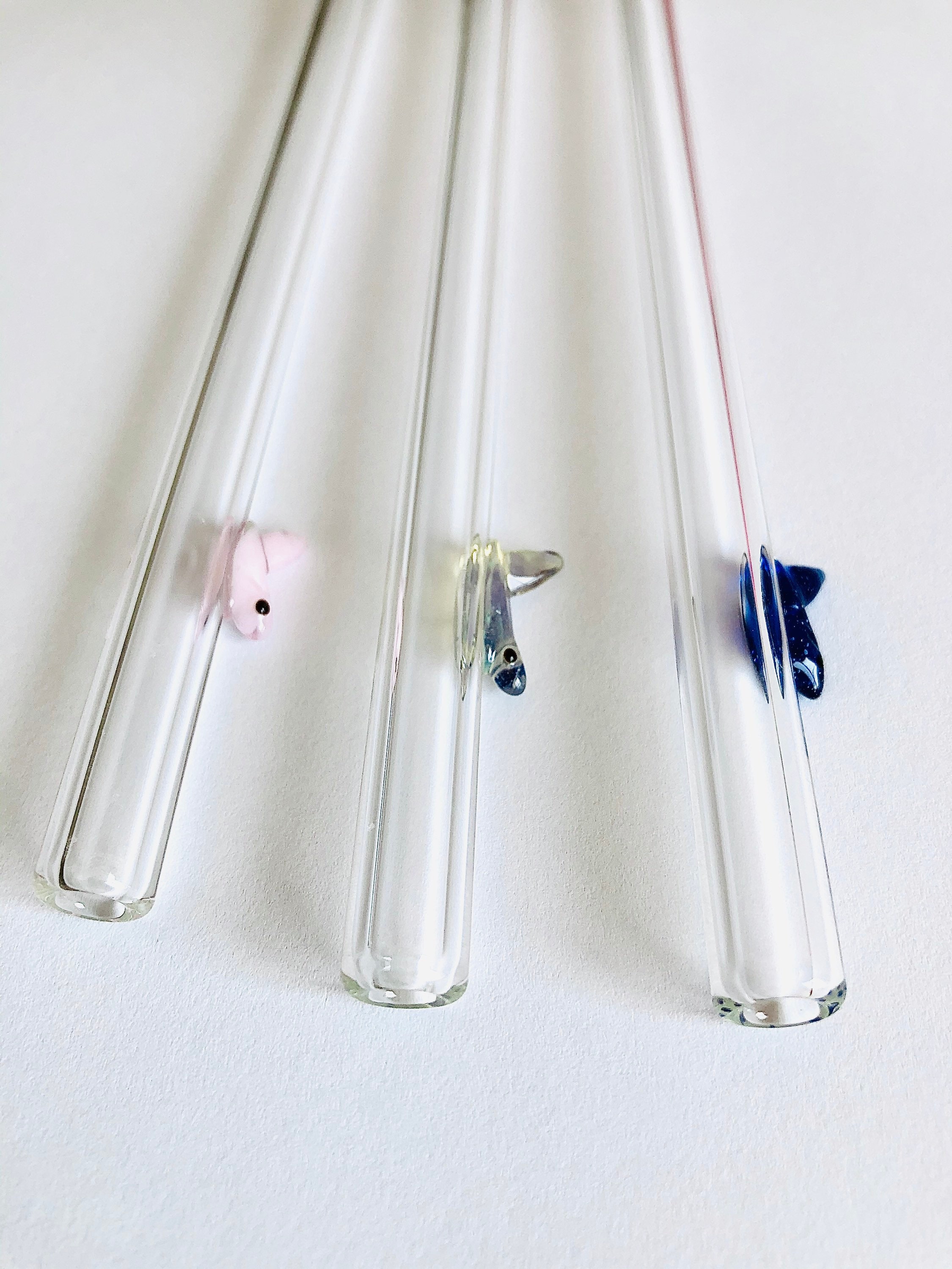 Shark GLASS STRAWS - Reusable Straws | Glass Straw | Eco Friendly Straw ...