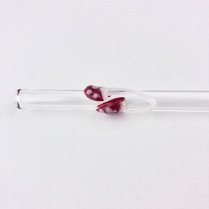 Double Mushroom GLASS STRAW - Boba Straws | Smoothie Straws | Thin ...