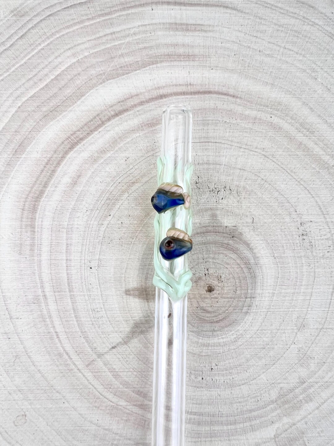 Fish in Seaweed GLASS STRAW - Reusable Straws | Glass Straws | Fish ...