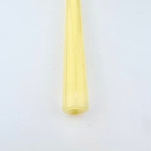 Opaque Yellow GLASS STRAW | Reusable Straws | Glass Straws | Yellow ...
