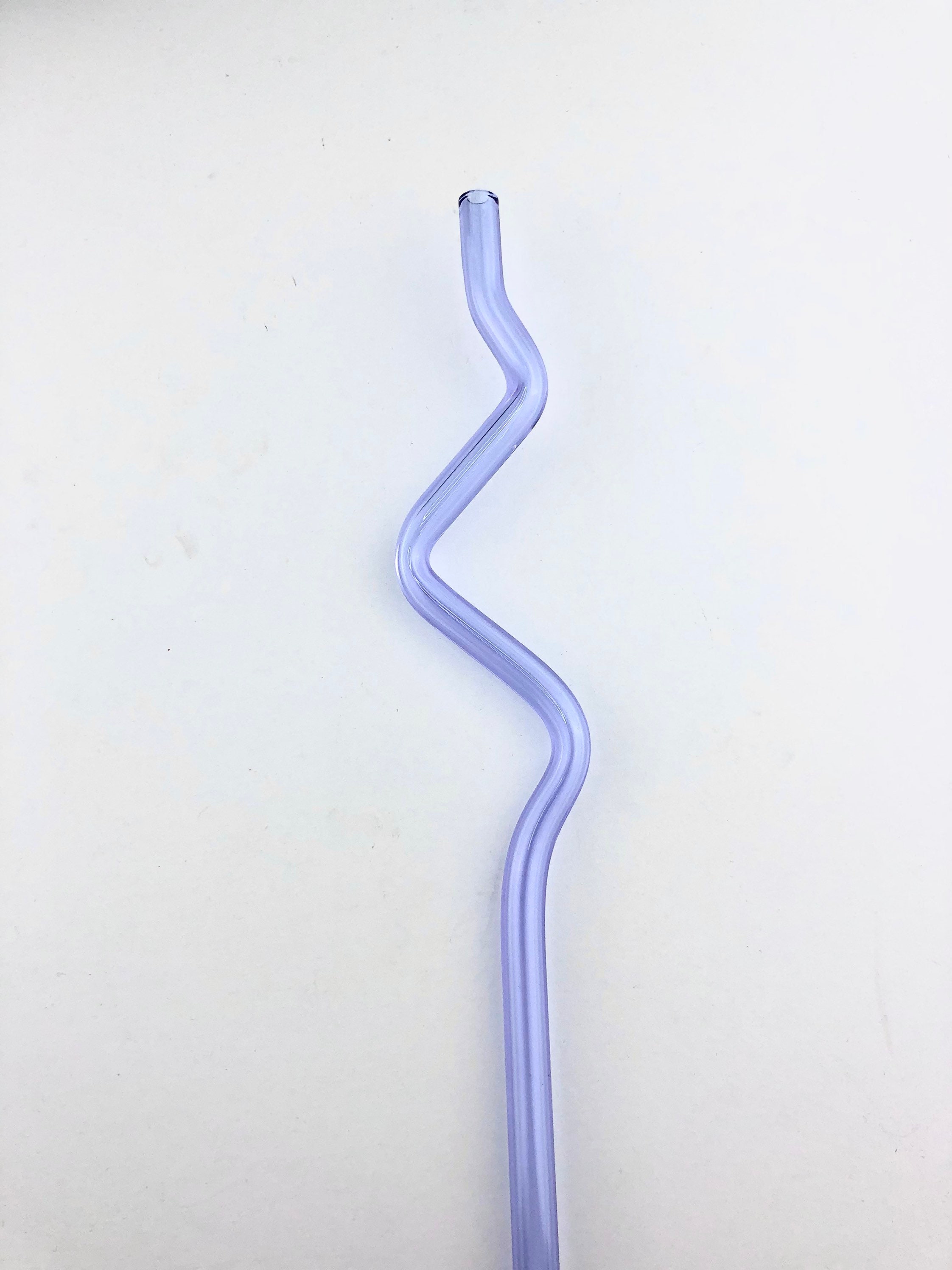 Purple Crazy GLASS STRAW Reusable Straws Bendy Straws - Etsy