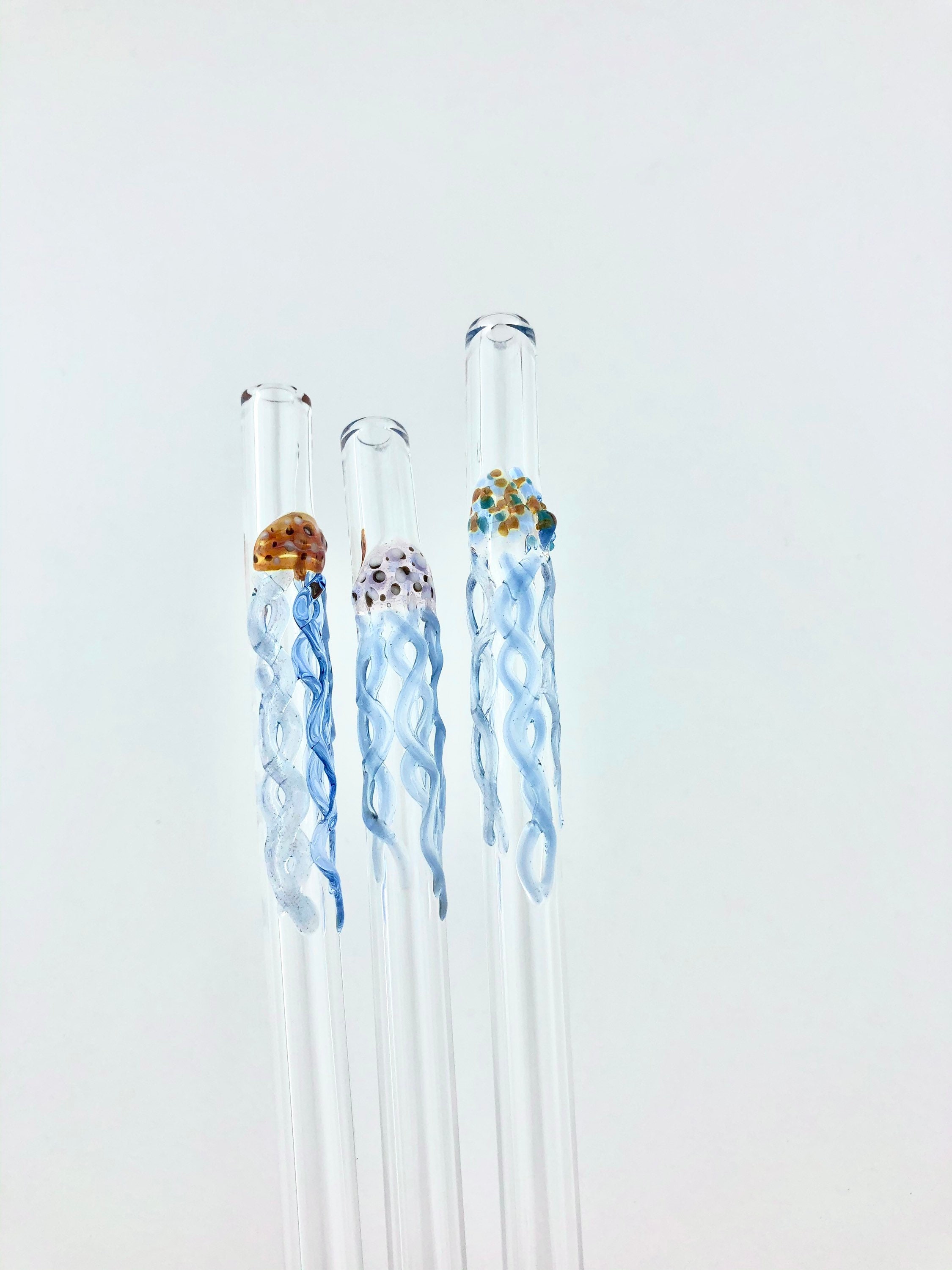 Jellyfish GLASS STRAW - Boba Straws | Smoothie Straws | Thin Straws ...
