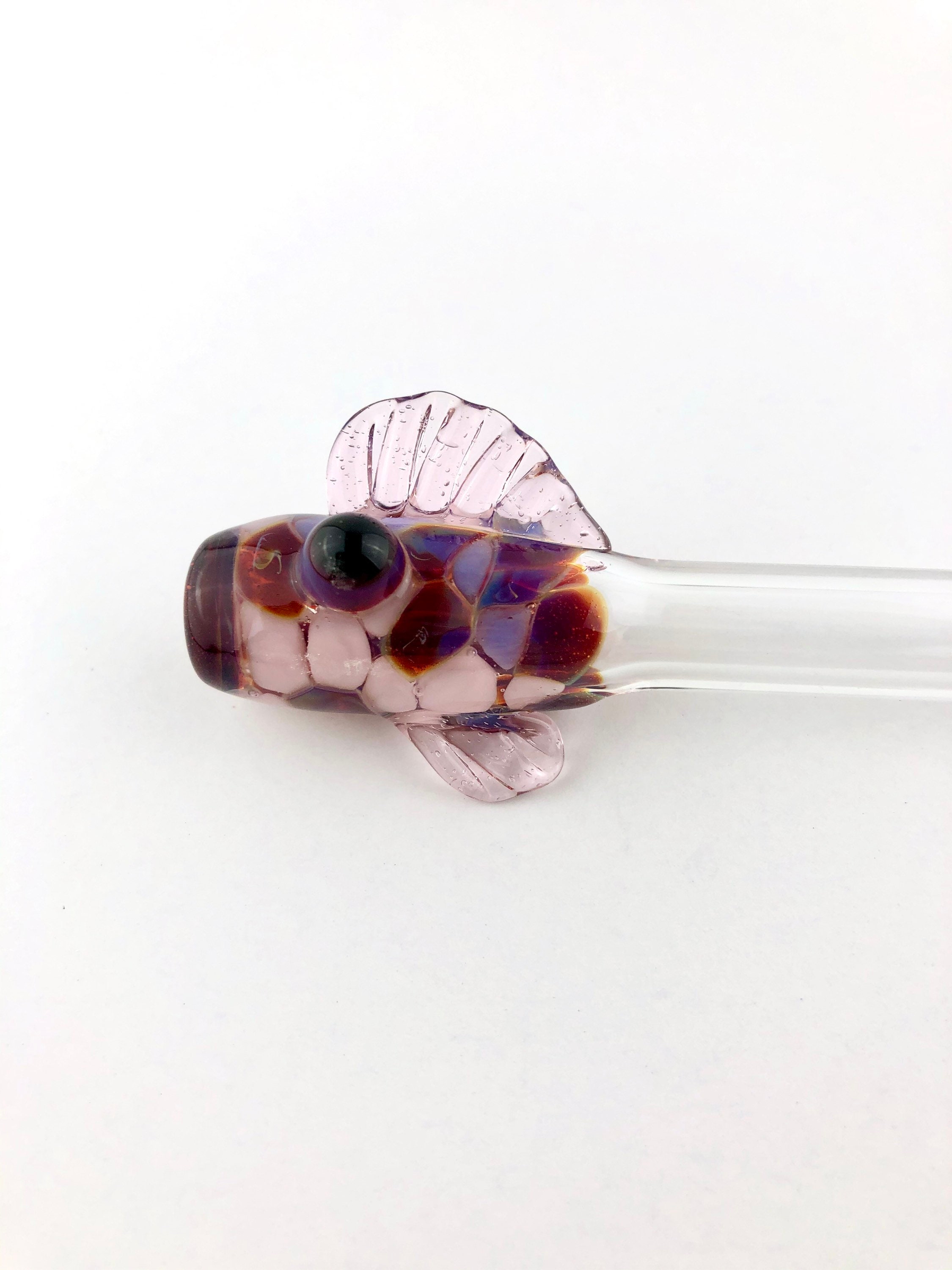 Fish GLASS STRAWS - Custom Reusable Straws | Glass Drinking Straw ...