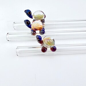 Pack of Marble Turtle GLASS STRAWS - Marble Glass Straw Pack | Reusable ...