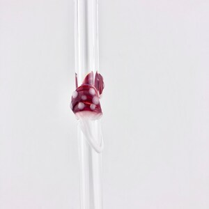 Double Mushroom GLASS STRAW - Boba Straws | Smoothie Straws | Thin ...