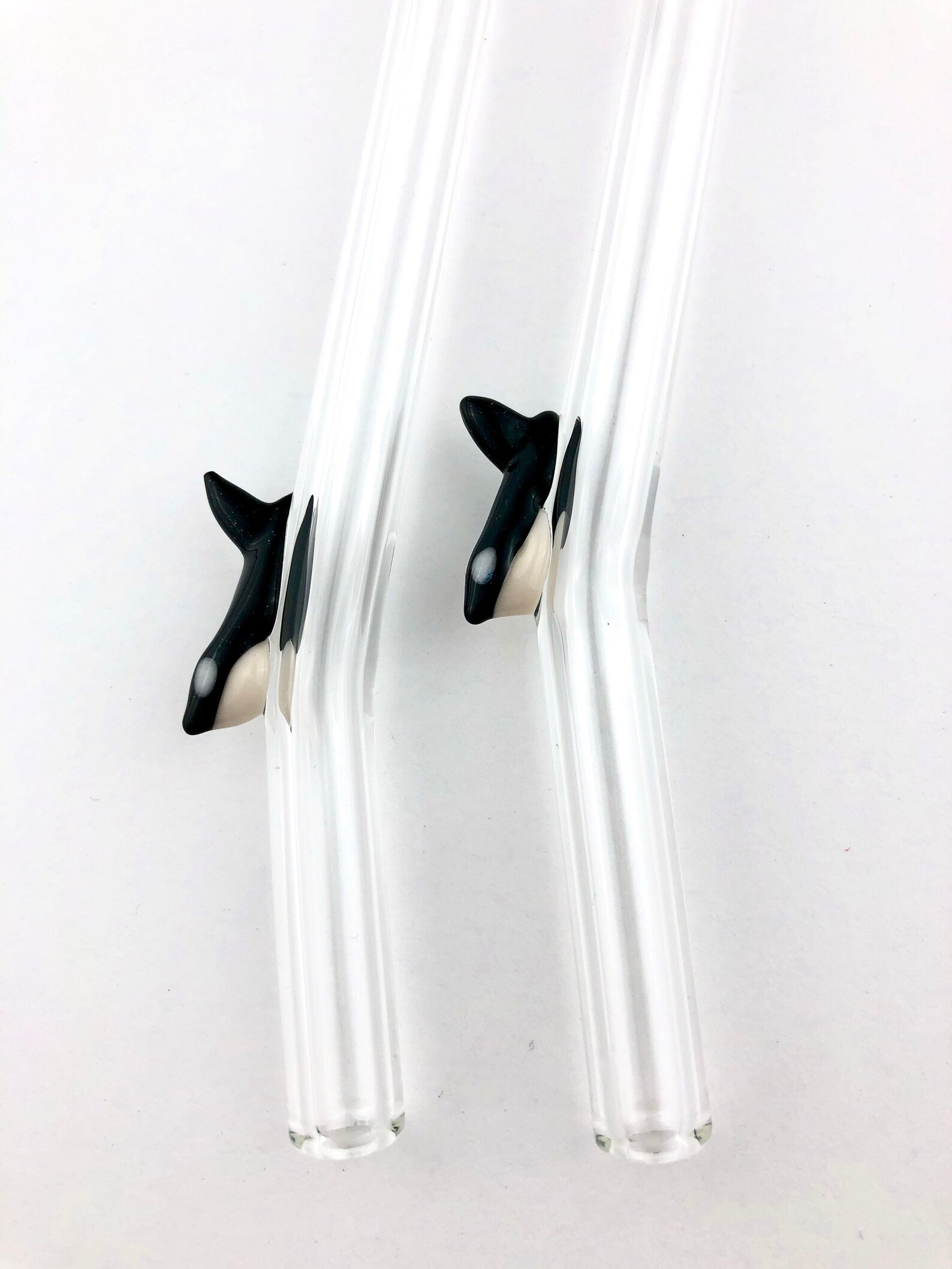 Orca GLASS STRAW Reusable Straws Orca Straws Boba Straws - Etsy