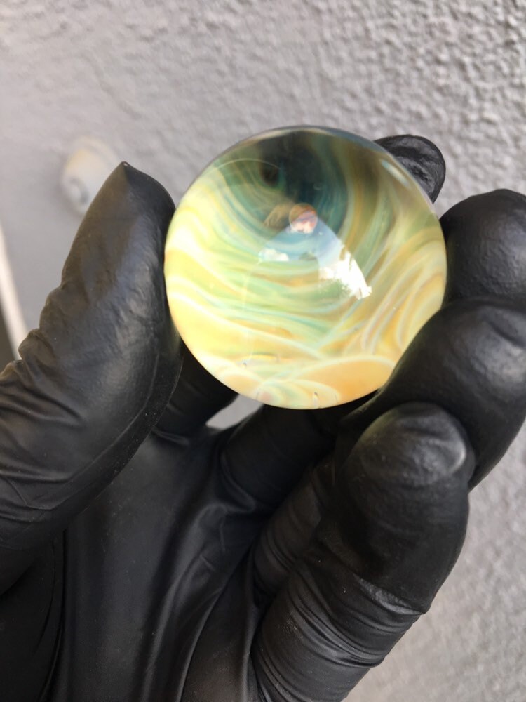 Vortex Marble / Glass Sphere / Borosilicate marble / Opal / Opal marble