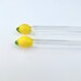 Handmade Glass Lemon Stir Stick: Custom Cocktail Swizzle Stick - Etsy
