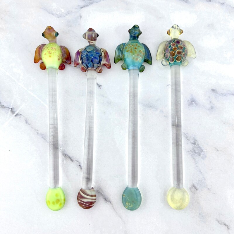 Glass Cocktail Stirrers - Etsy