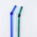 Two Toned Colored GLASS STRAW Choose Your Two Colors Reusable Straws ...