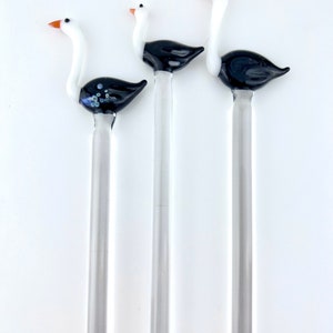 Glass Ostrich Stir Stick - Drink Stirrers | Custom Stir Sticks | Glass ...