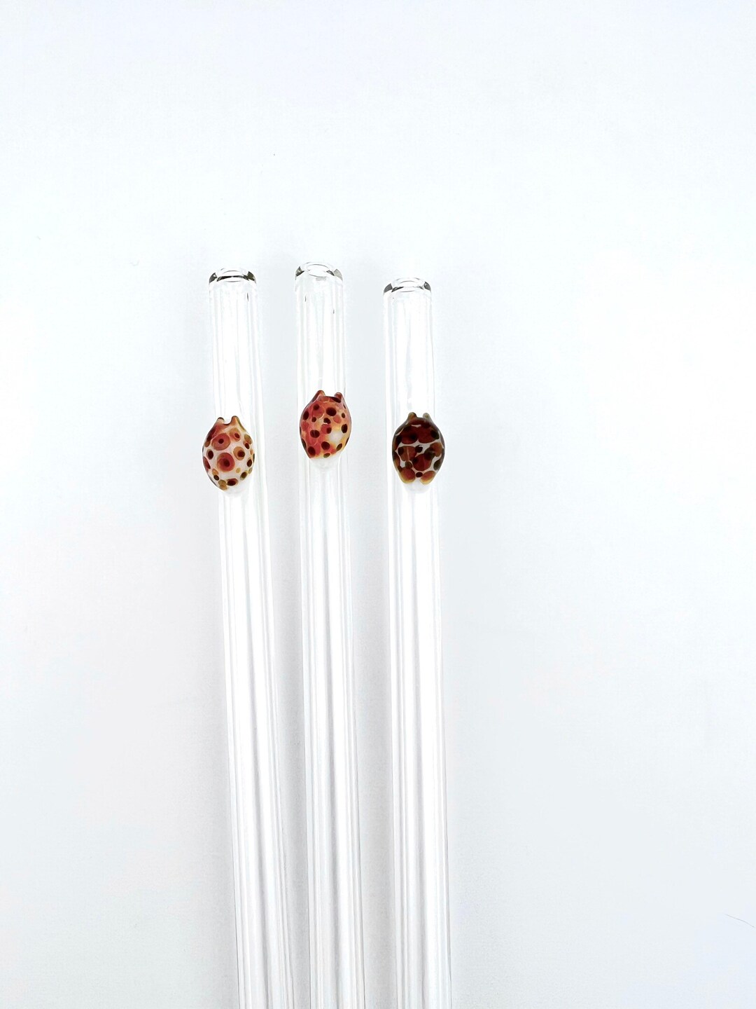 Cowrie Shell Glass Straw: Handmade Reusable Boba/smoothie Straw - Etsy