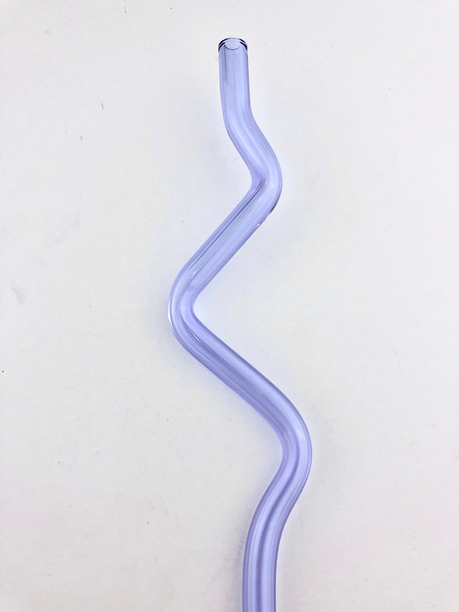 Purple Crazy GLASS STRAW Reusable Straws Bendy Straws - Etsy