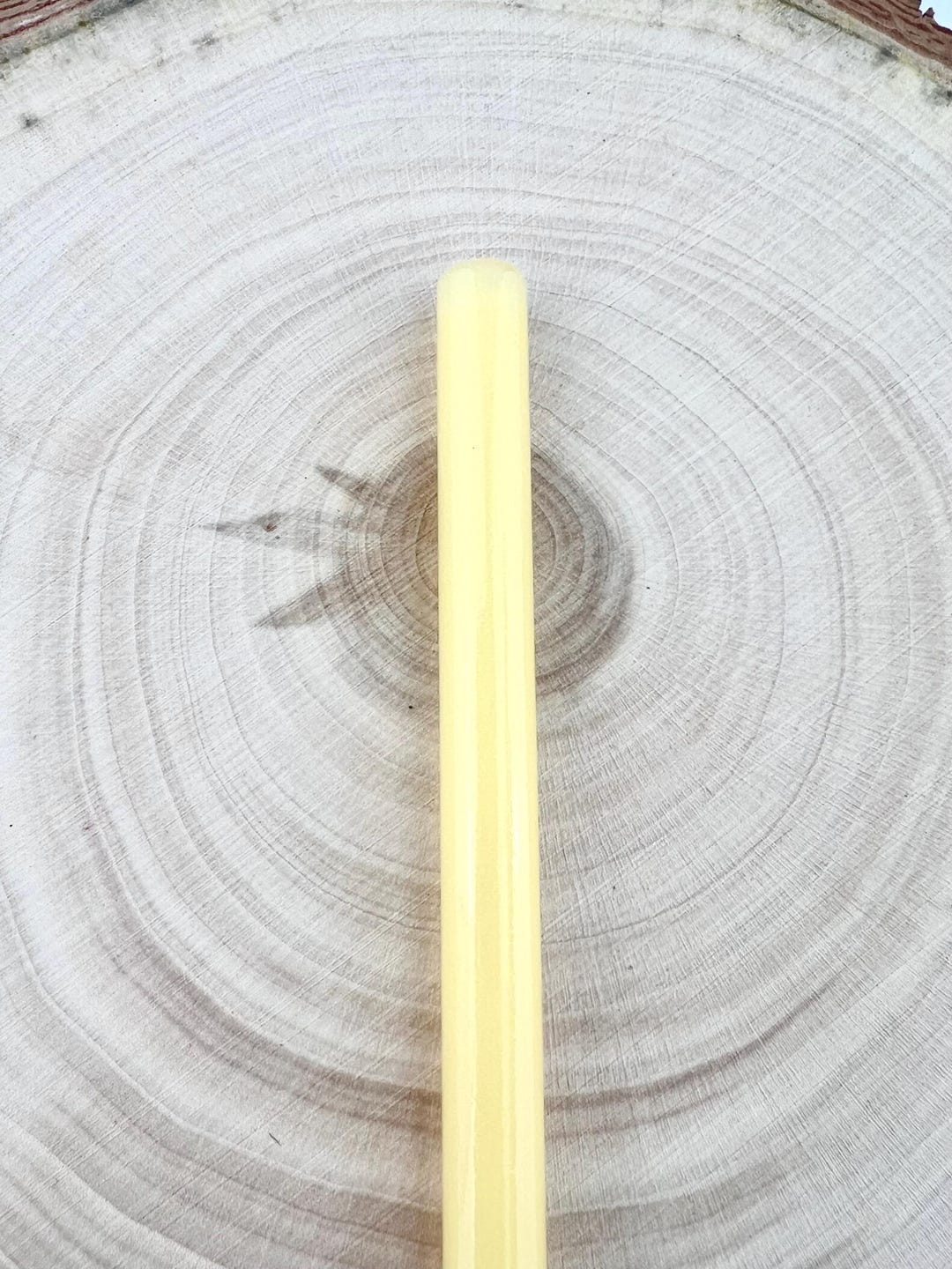 Opaque Yellow GLASS STRAW | Reusable Straws | Glass Straws | Yellow ...