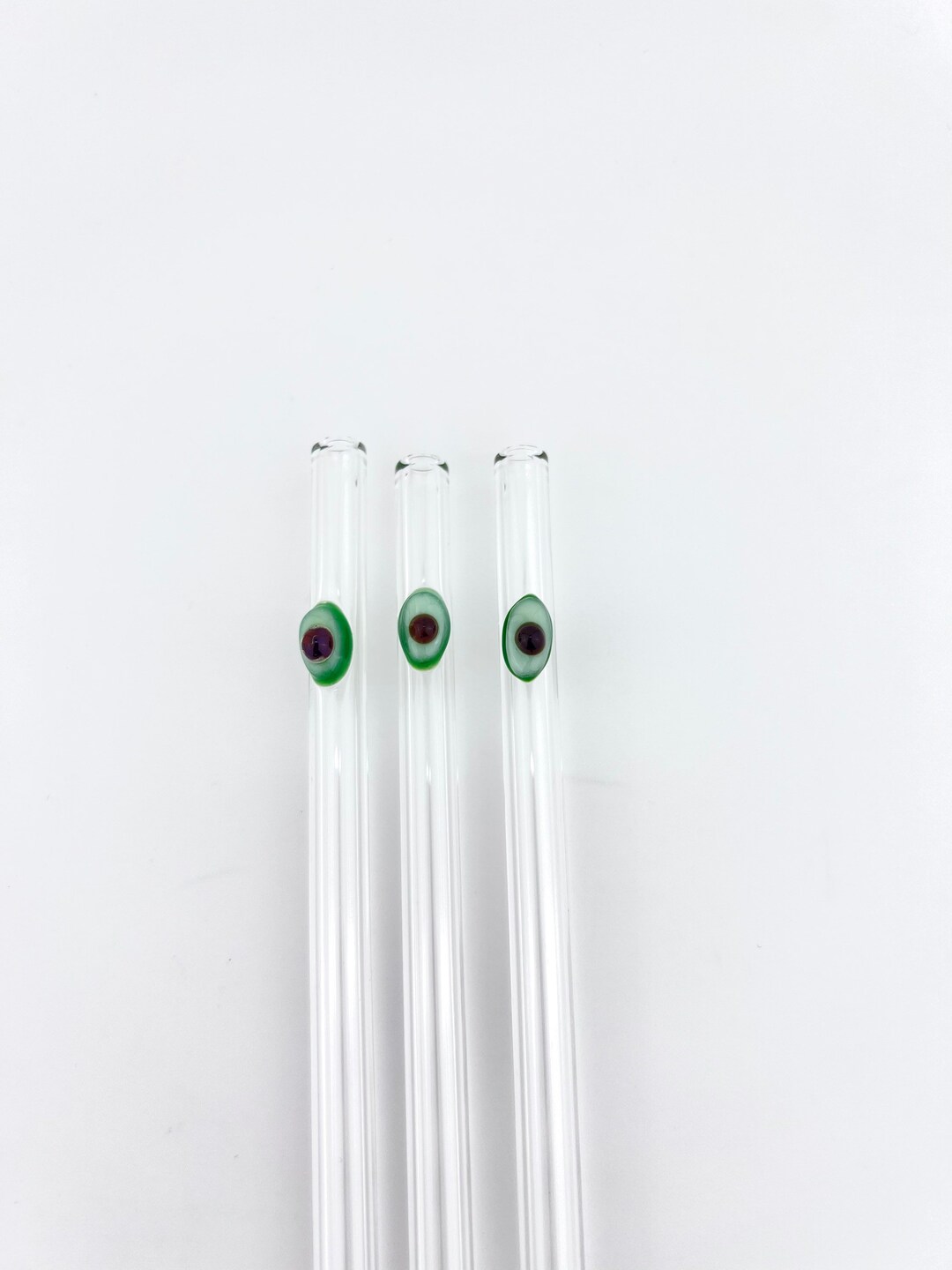 Avocado GLASS STRAWS Reusable Straws Eco Friendly Straws Custom Straws ...