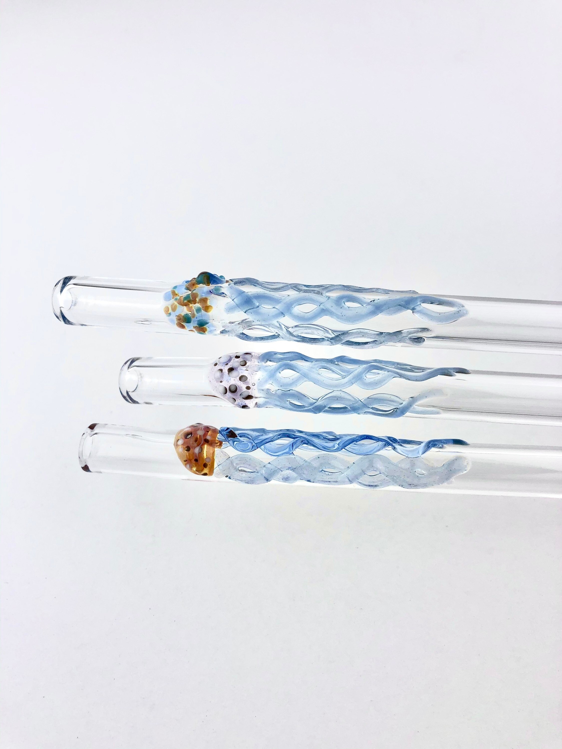 Jellyfish GLASS STRAW - Boba Straws | Smoothie Straws | Thin Straws ...