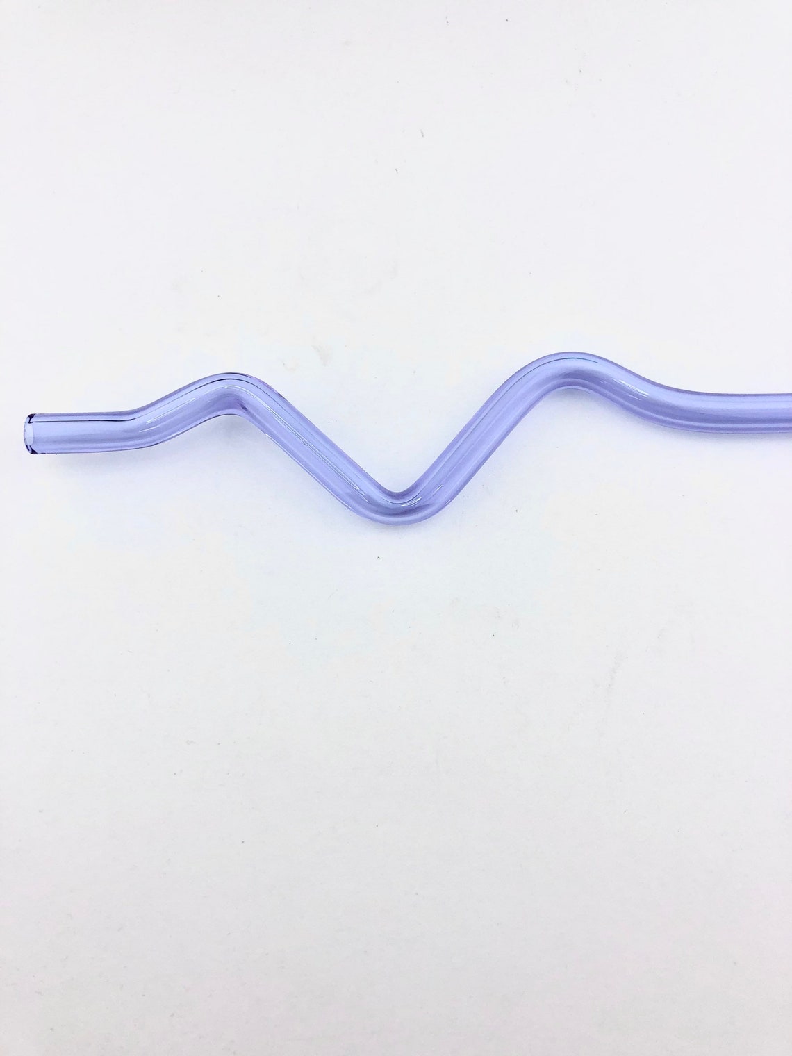 Purple Crazy GLASS STRAW Reusable Straws Bendy Straws - Etsy