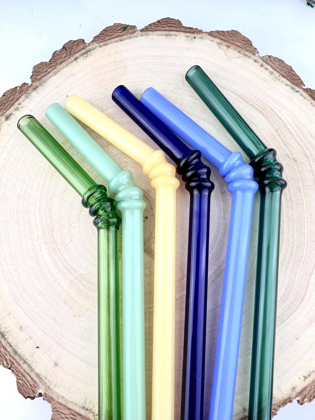 Handmade Bendy Glass Straw: Eco-friendly Reusable Straw - Etsy