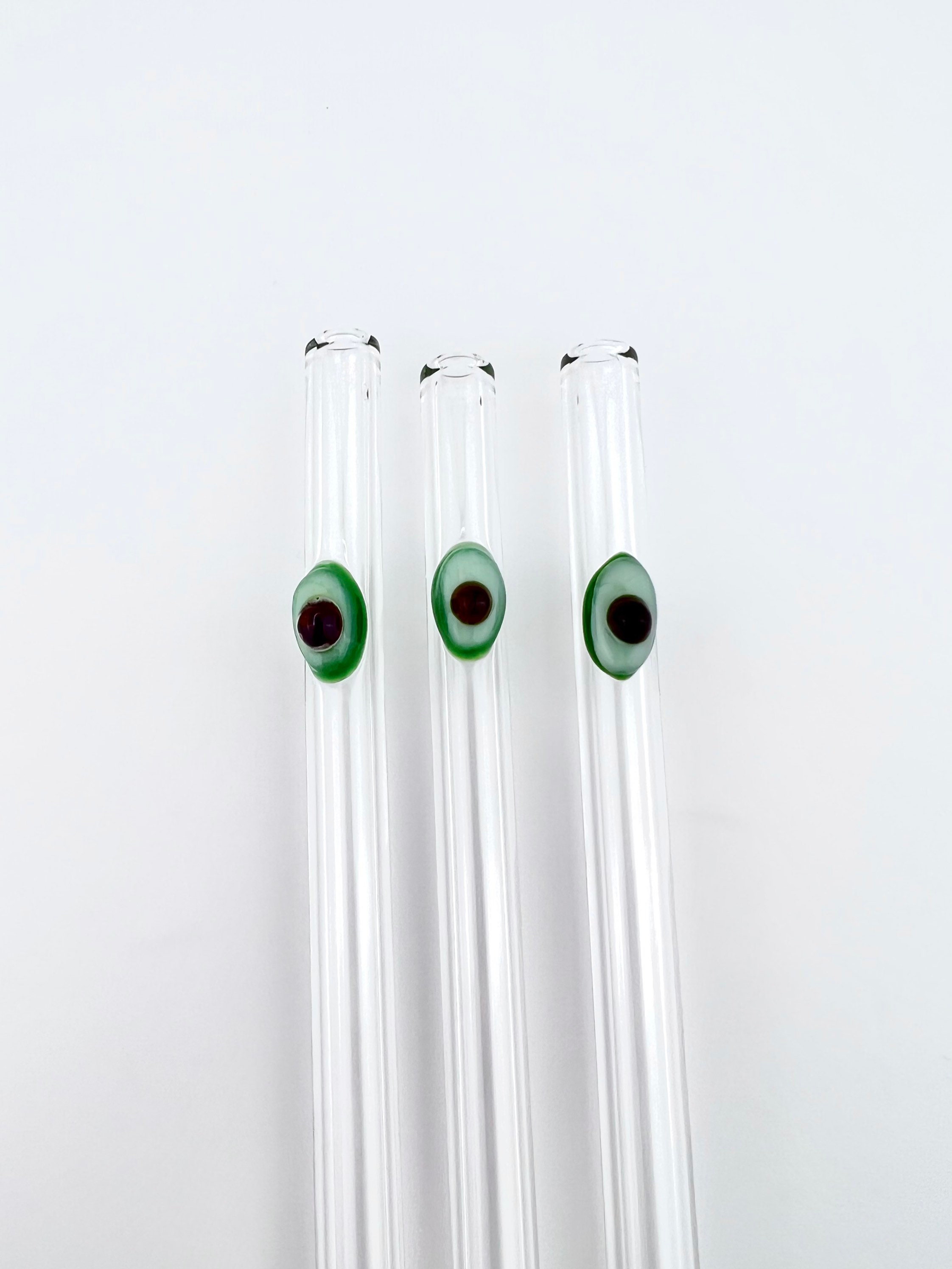 1 Avocado GLASS STRAWS - Reusable Straws | Eco Friendly Straws | Custom ...