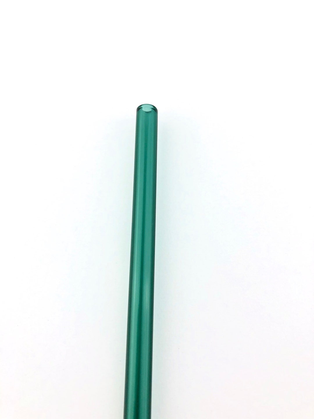 Teal GLASS STRAW Teal Straws Reusable Straws Eco Friendly Straws Blue ...