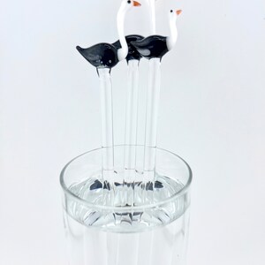 Glass Ostrich Stir Stick - Drink Stirrers | Custom Stir Sticks | Glass ...