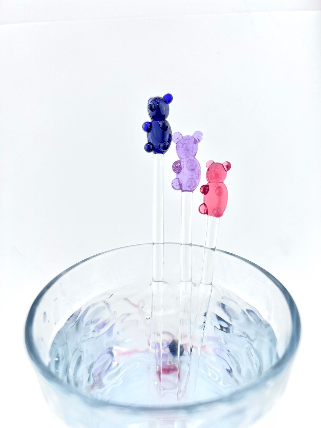 Glass Gummy Bear Stir Stick - Drink Stirrers | Custom Stir Sticks ...