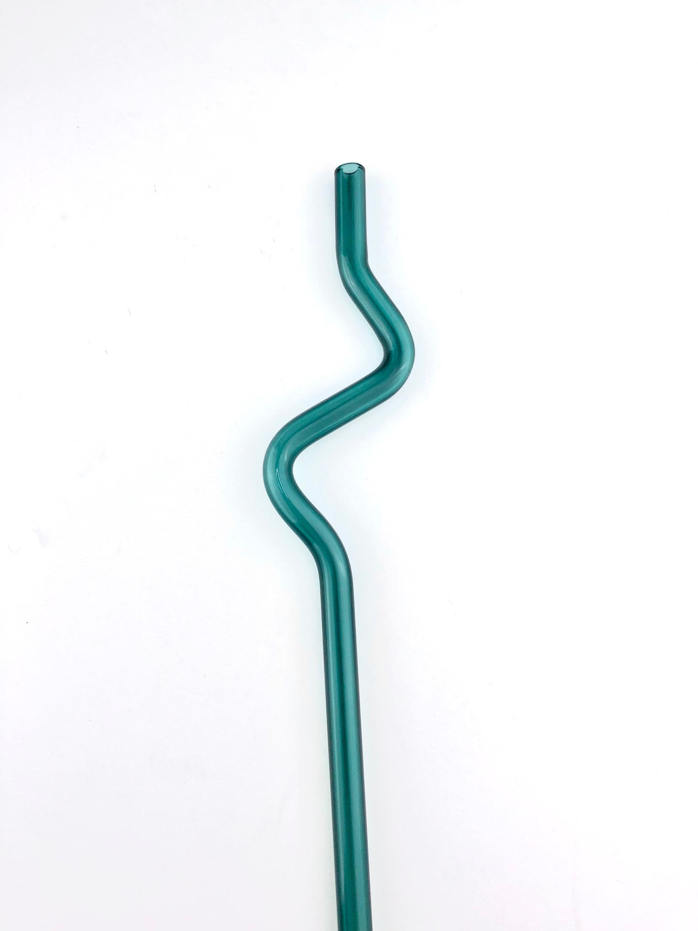Teal Crazy GLASS STRAW - Reusable Straws | Bendy Straws | Crazy Straws ...