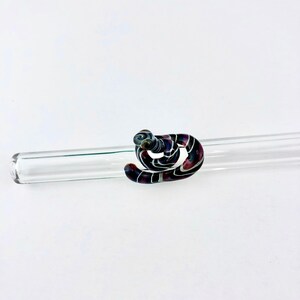 Snake GLASS STRAW Reusable Straws Glass Straws Snake Straws Unique ...