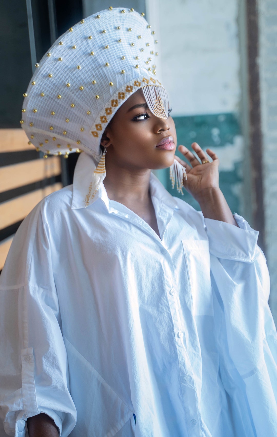 Isicholo White/gold - Etsy