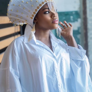 Isicholo White/gold - Etsy