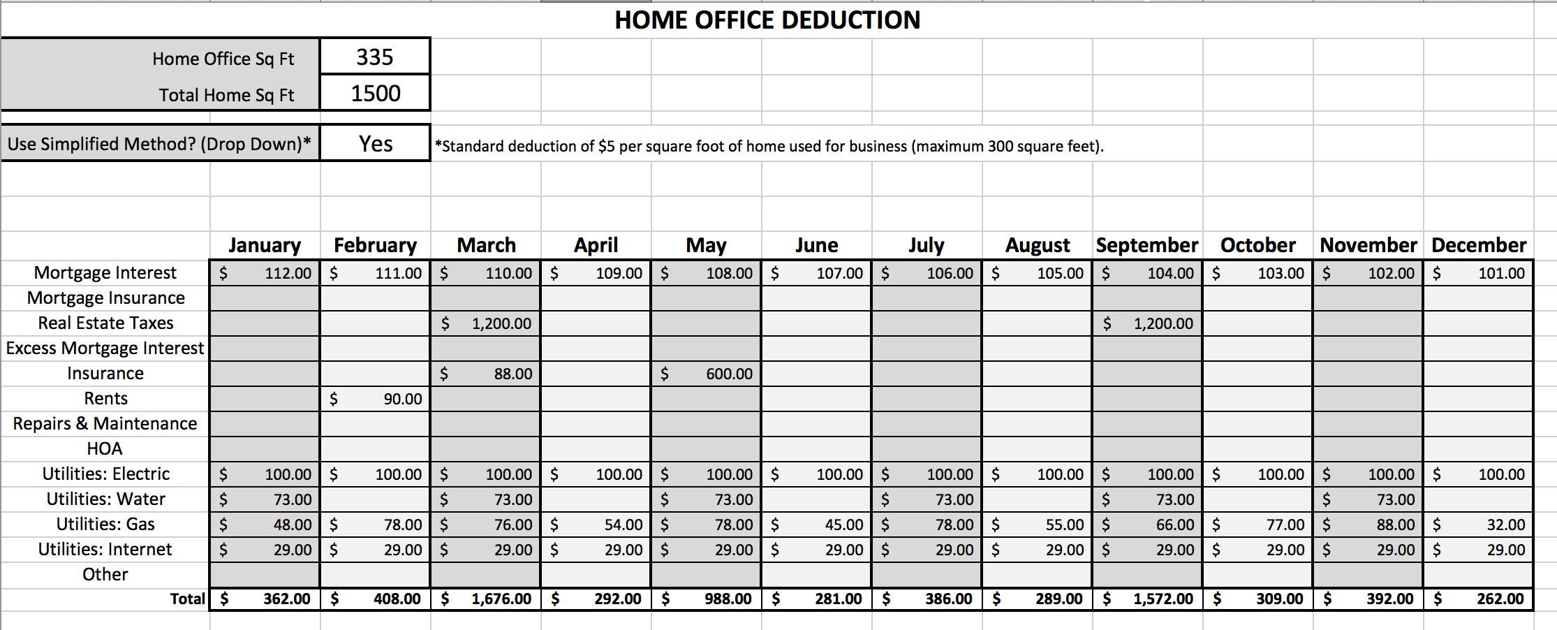 2018 Rodan Fields Income/expense Tracker, Exclusive Monthly Cash Flow ...