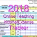 2018 Online Teaching (VIPKID/GOGOKID) Income/expense Tracker, Monthly ...