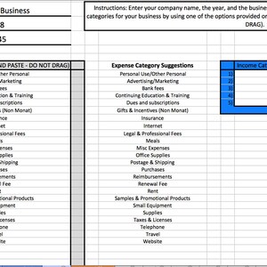 2018 Monat Income/expense Tracker, Monthly Cash Flow Spreadsheet, User ...