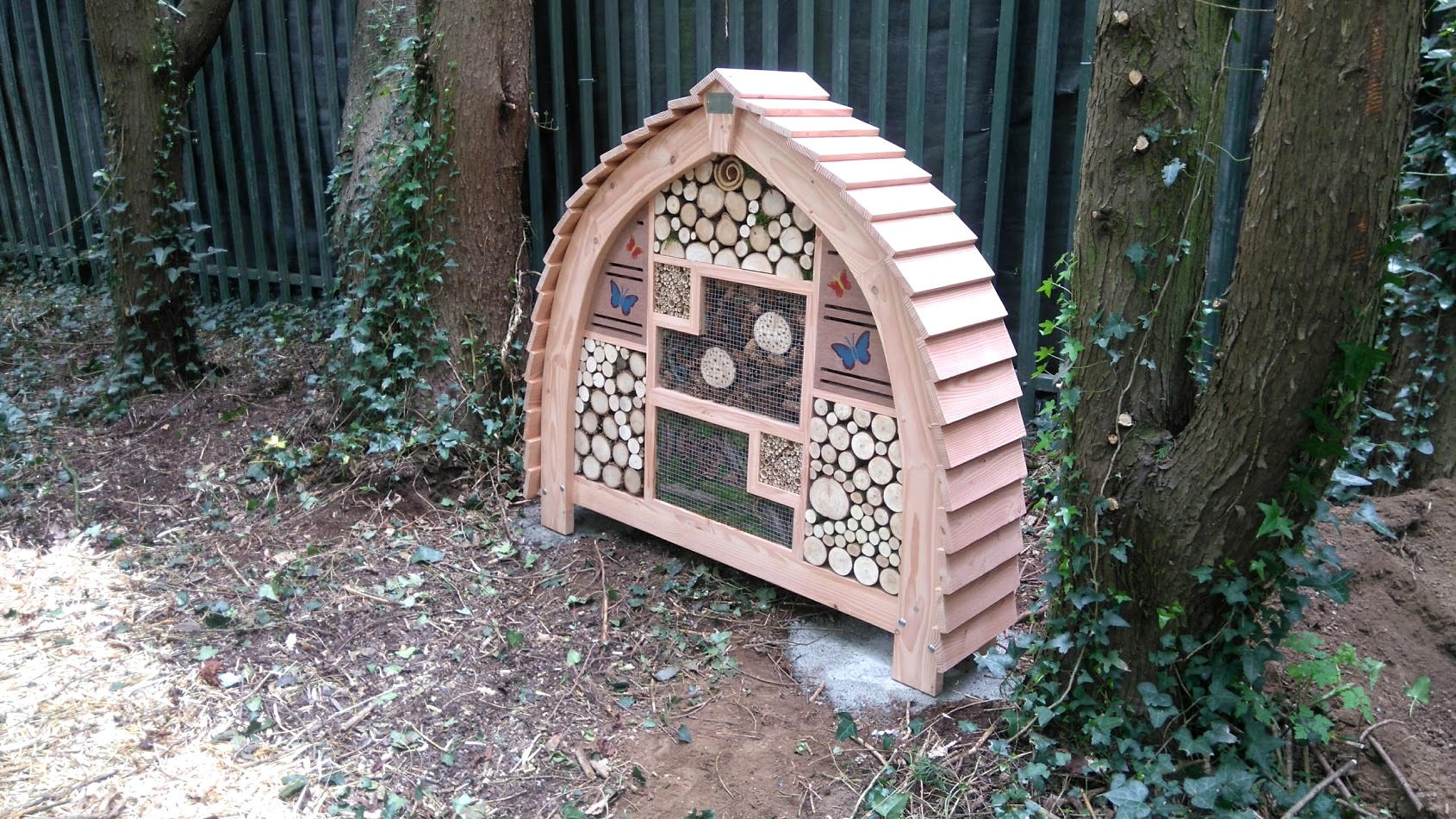Bespoke Wildlife Habitat. Insect Hotel. 5' High, Made With Natural ...