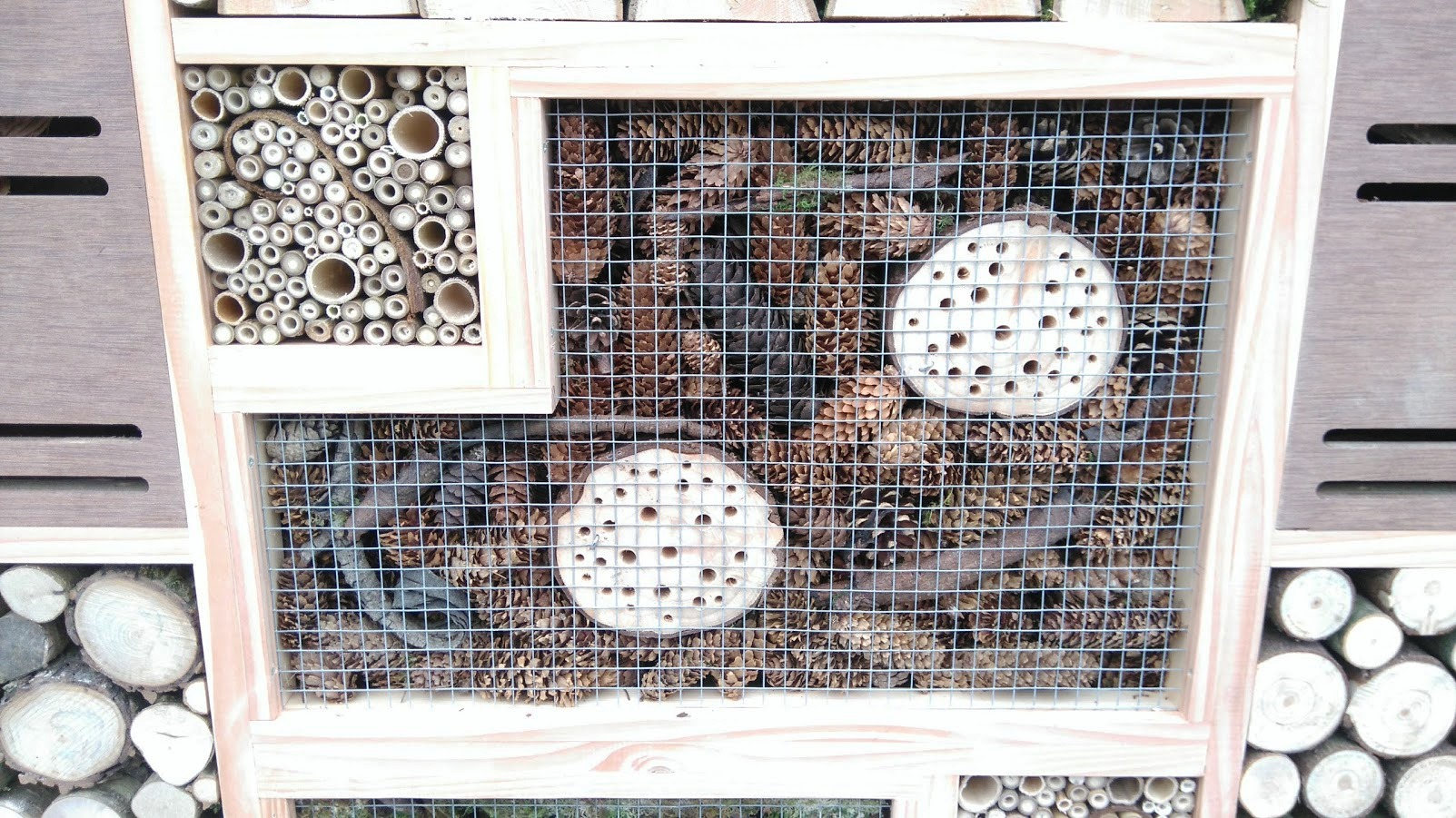 Bespoke Wildlife Habitat. Insect Hotel. 5' High, Made With Natural ...