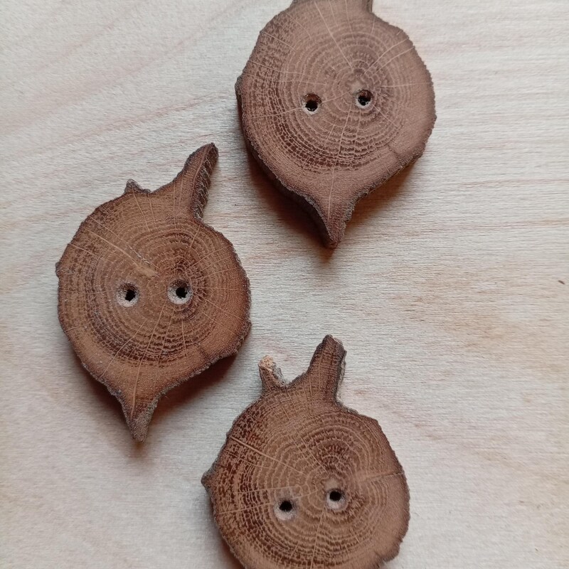 Handmade Wooden Buttons - Etsy