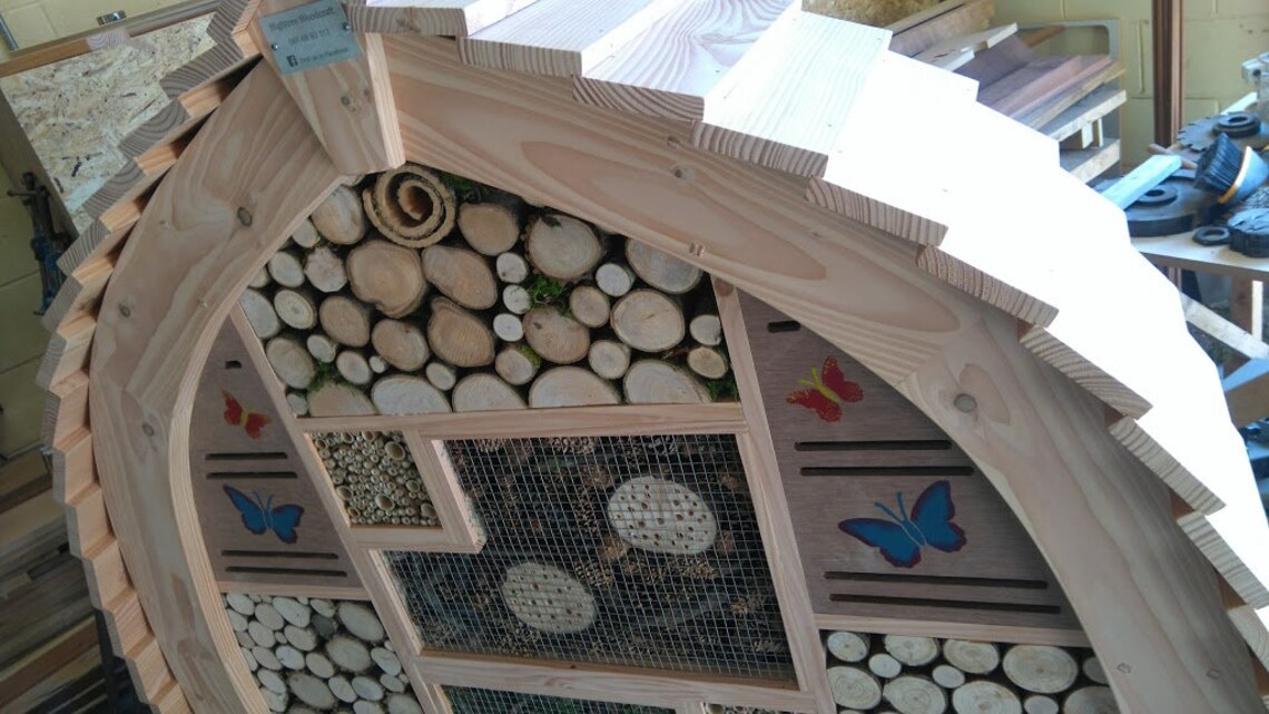 Bespoke Wildlife Habitat. Insect Hotel. 5' High Made With - Etsy