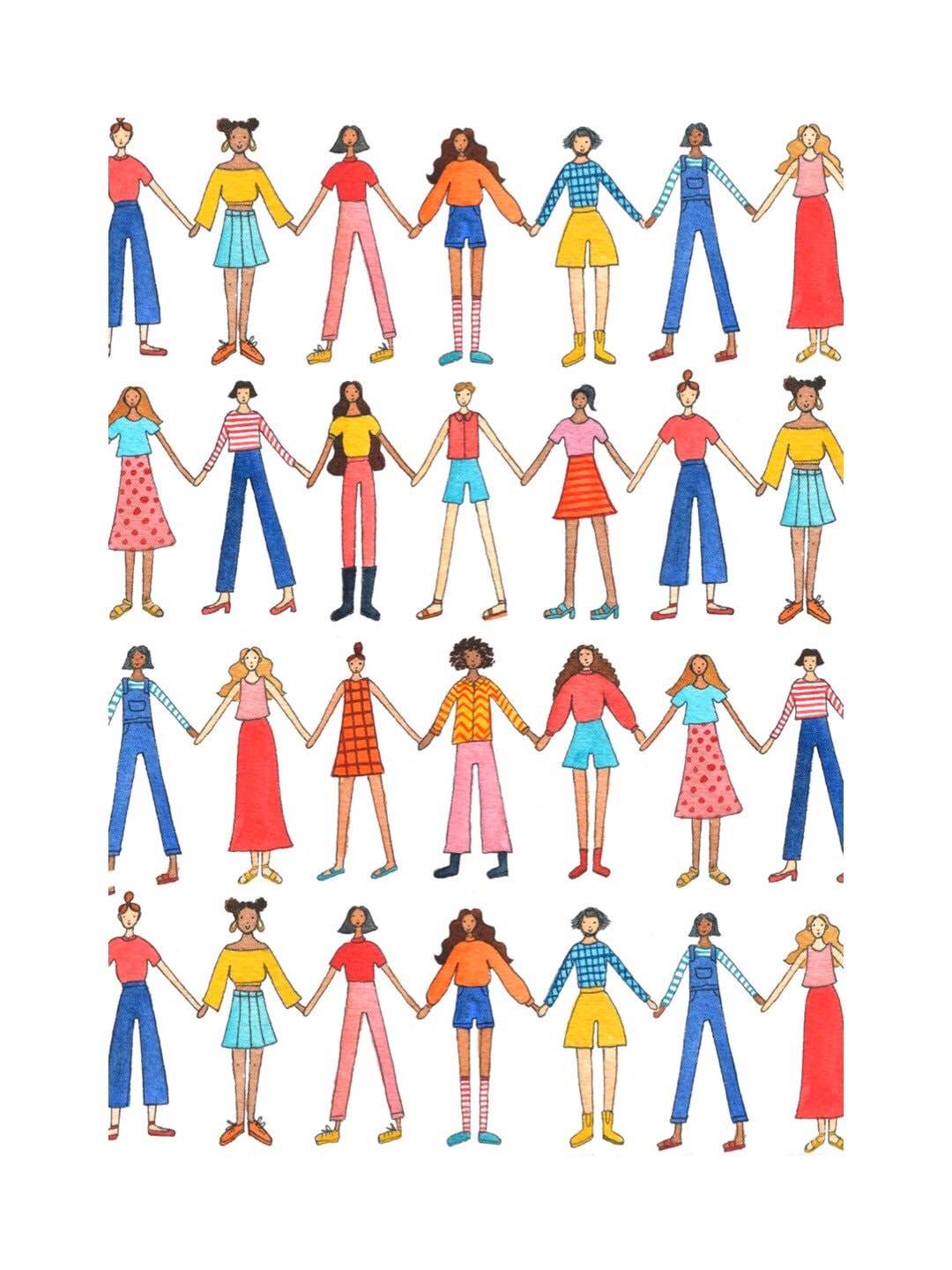 Were Stronger Together Art Print / Community Poster / Women to the ...
