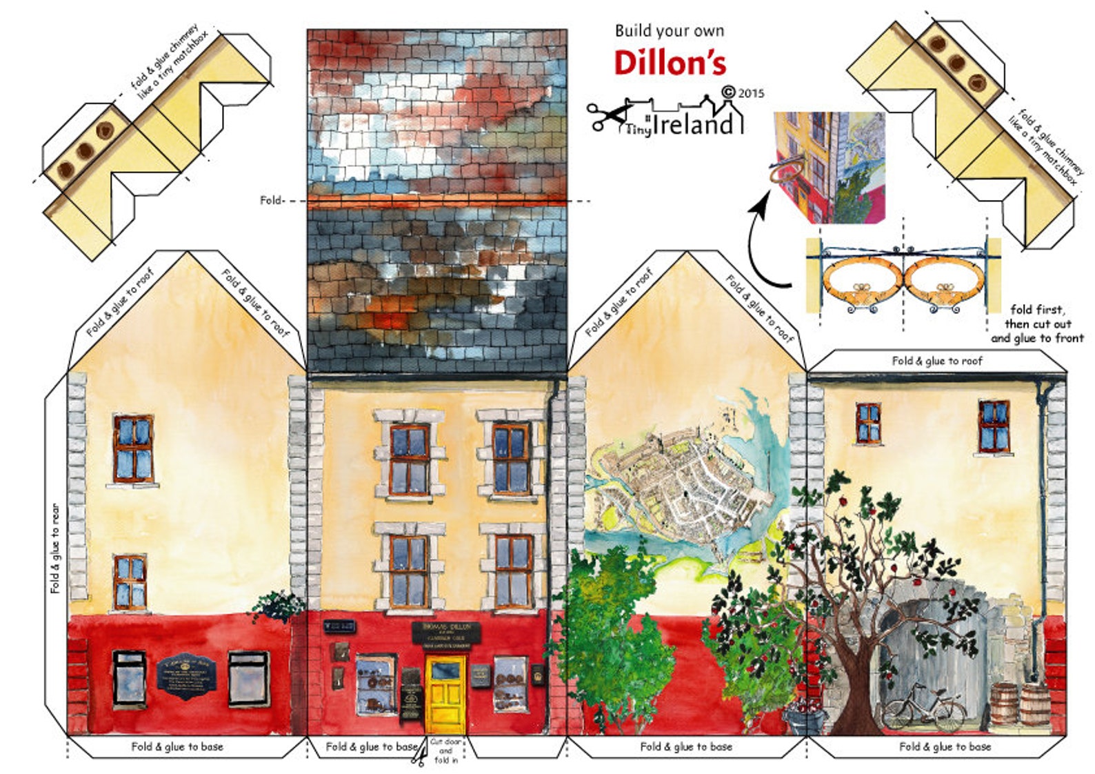 Build Your Own Tiny Galway - an Innovative Irish Paper Model Kit - Etsy UK