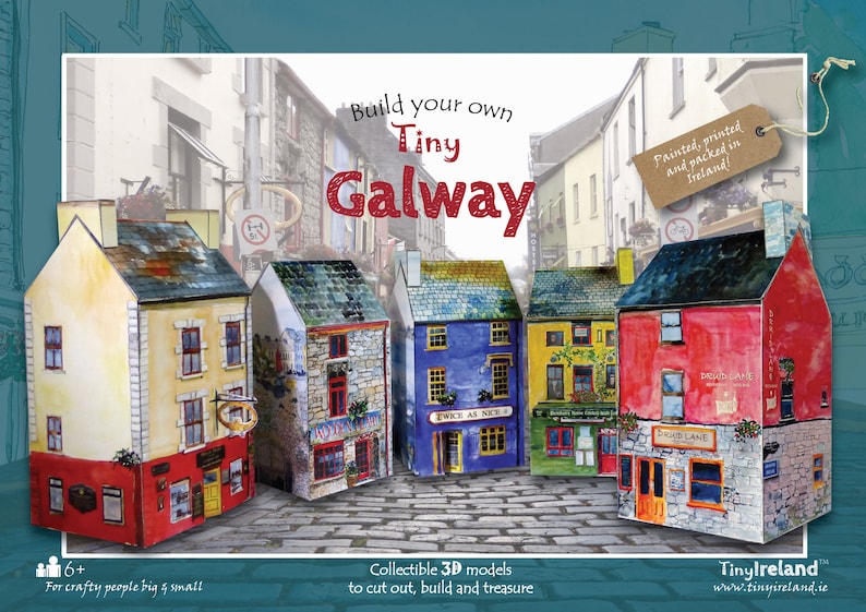 Build Your Own Tiny Galway - an Innovative Irish Paper Model Kit - Etsy UK