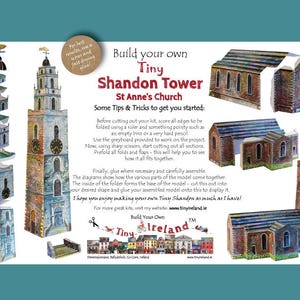 Build Your Own Tiny Shandon Tower- an Innovative Irish Paper Model Kit ...