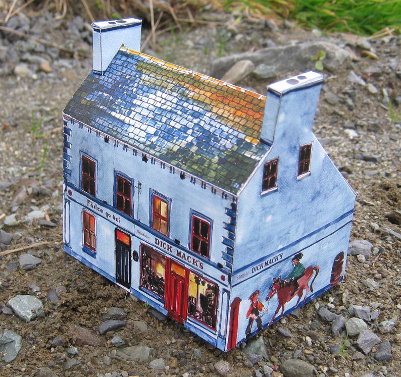 Build Your Own Tiny Dingle - an Innovative Irish Paper Model Kit - Etsy