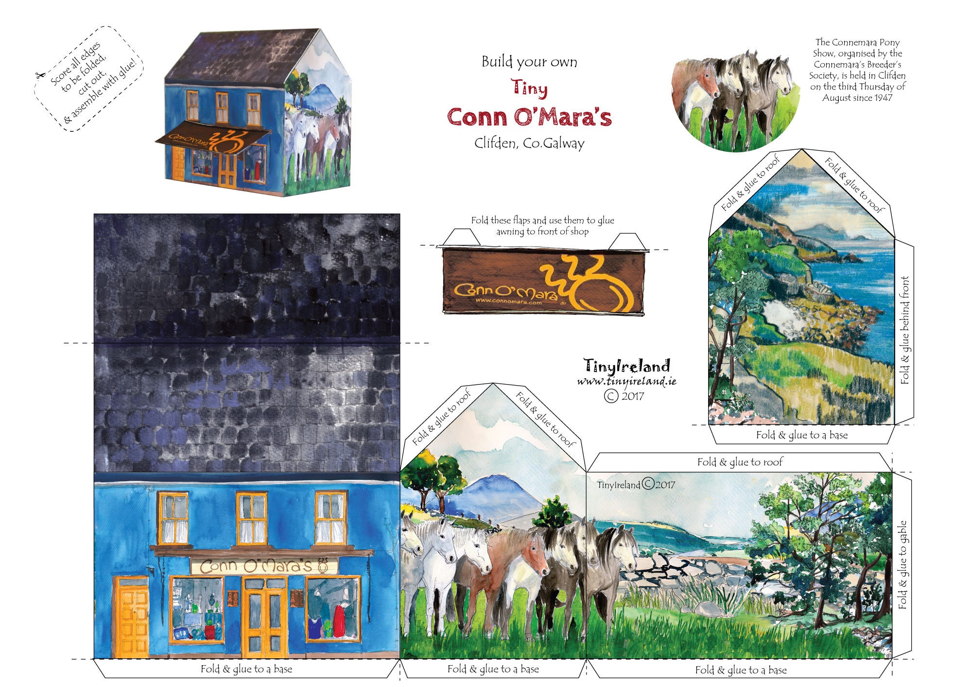 Build Your Own Tiny Clifden - an Innovative Irish Paper Model Kit - Etsy