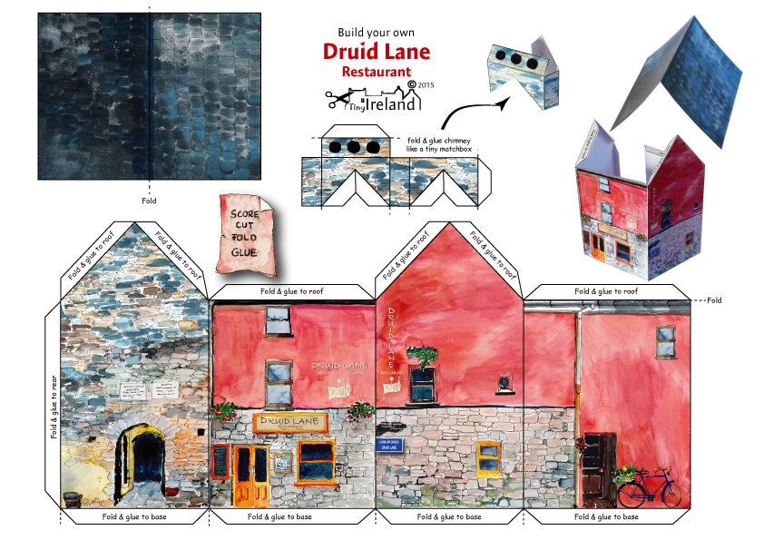 Build Your Own Tiny Galway - an Innovative Irish Paper Model Kit - Etsy UK